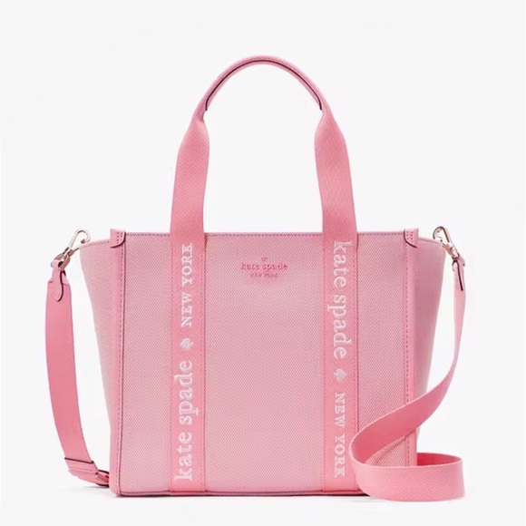 kate spade | Bags | Kate Spade Kip Canvas Small Tote Crossbody Blossom ...